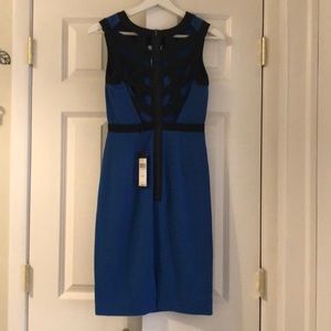 BCBG | Dresses | Bcbg Blue Cocktail Dress Nwt | Poshmark